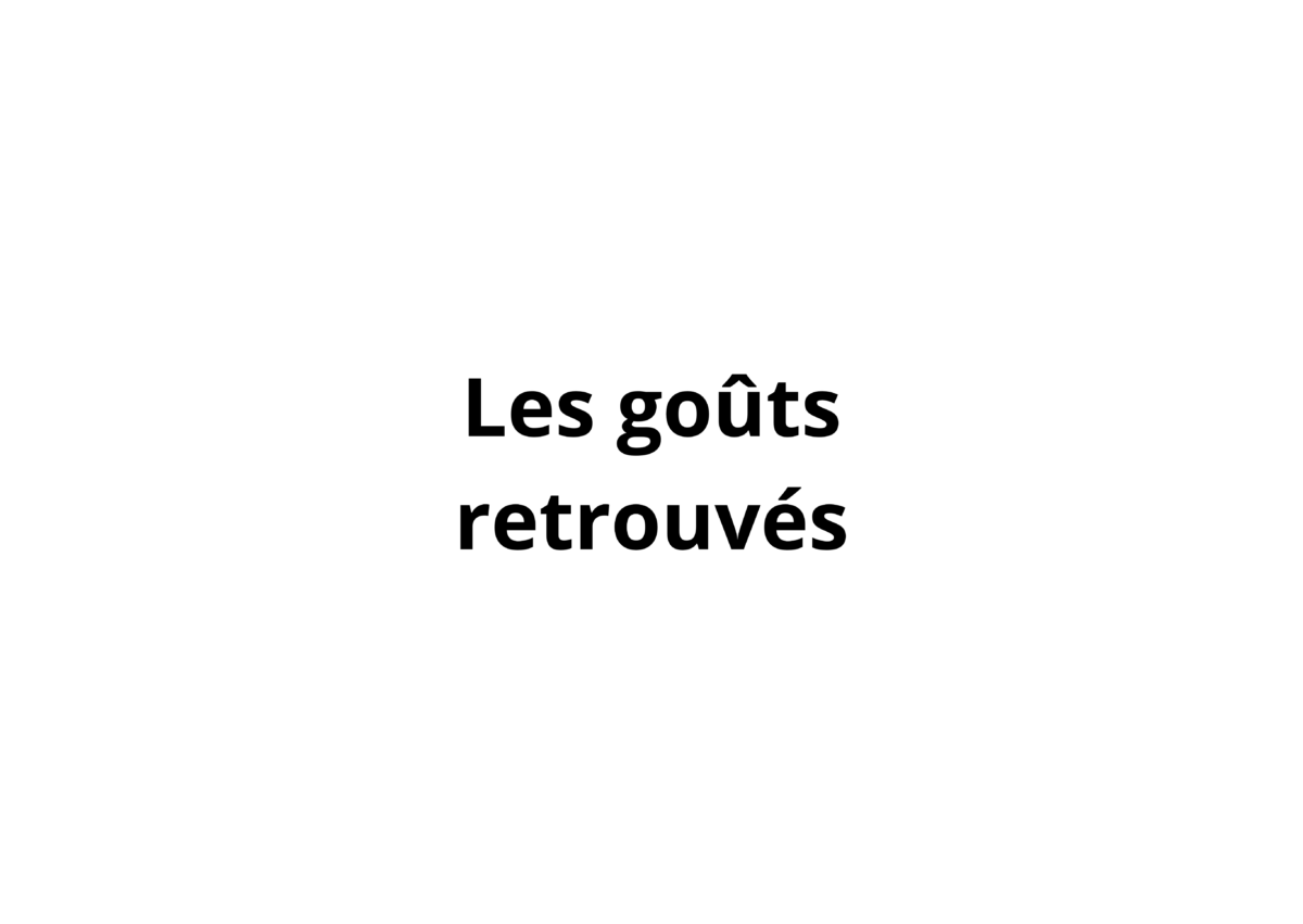 LES GOUTS RETROUVES – Wagralim